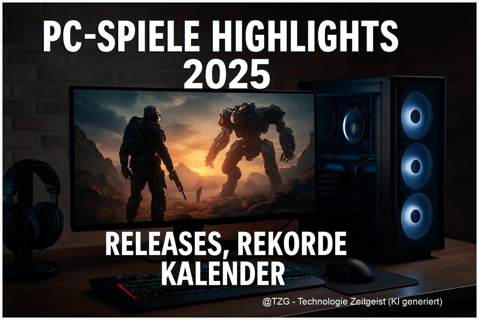 PC‑Spiele Highlights 2025: Releases, Rekorde, Kalender | TechZeitgeist
